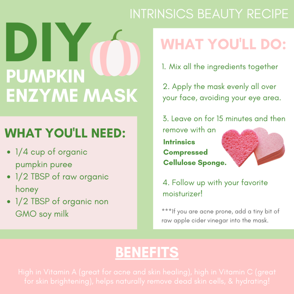 Intrinsics Beauty Recipe: DIY Pumpkin Spice Face Mask